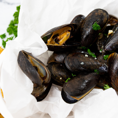 Air Fryer Mussels - Fork To Spoon