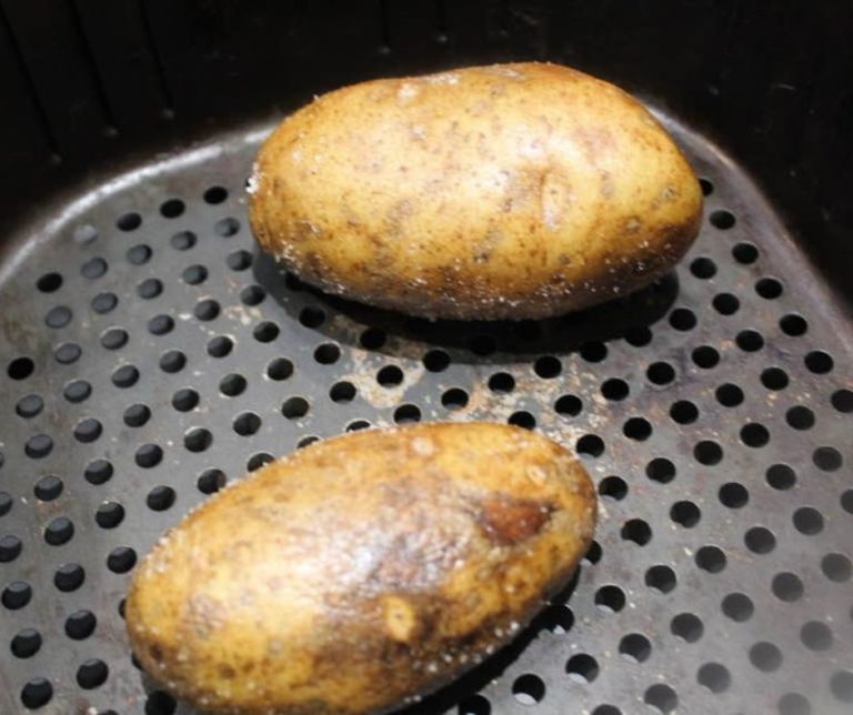Air Fryer Jacket Potatoes - Fork To Spoon