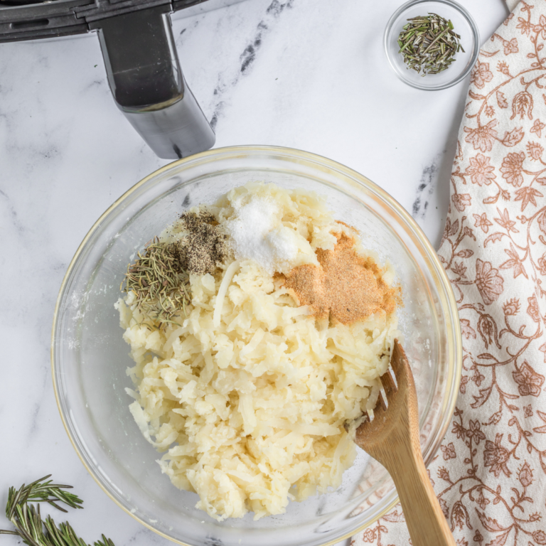 Air Fryer SmashBurger Smash Tots - Fork To Spoon