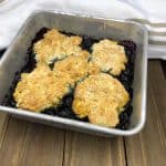 Air Fryer, Easy Blueberry Cobbler Recipe - Fork To Spoon