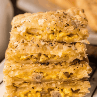 Air Fryer Sausage Egg Cheese Toaster Strudel - Fork To Spoon