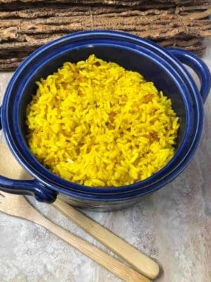 Instant Pot Goya Spanish Style Yellow Rice - Fork To Spoon