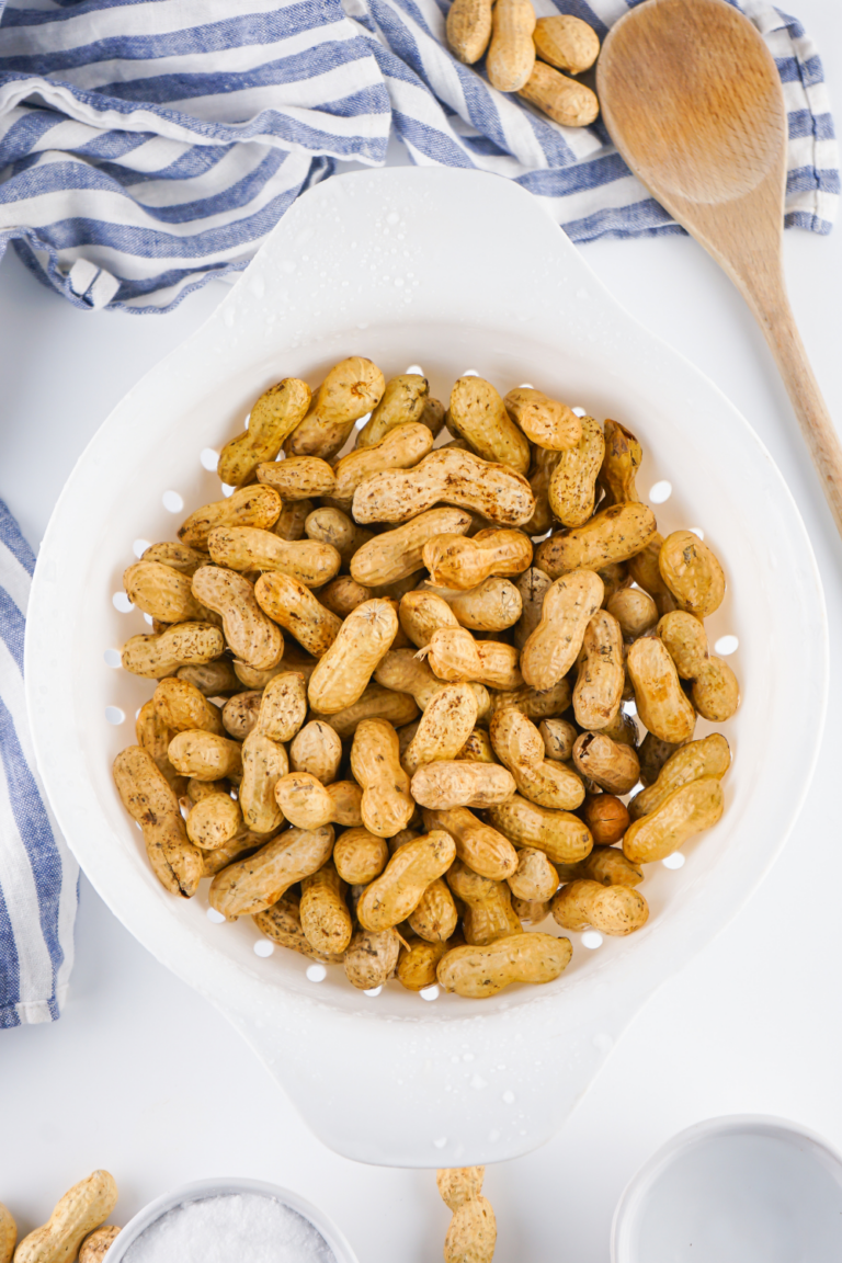 Easy Air Fryer Roasted Peanuts in the Shell - Fork To Spoon