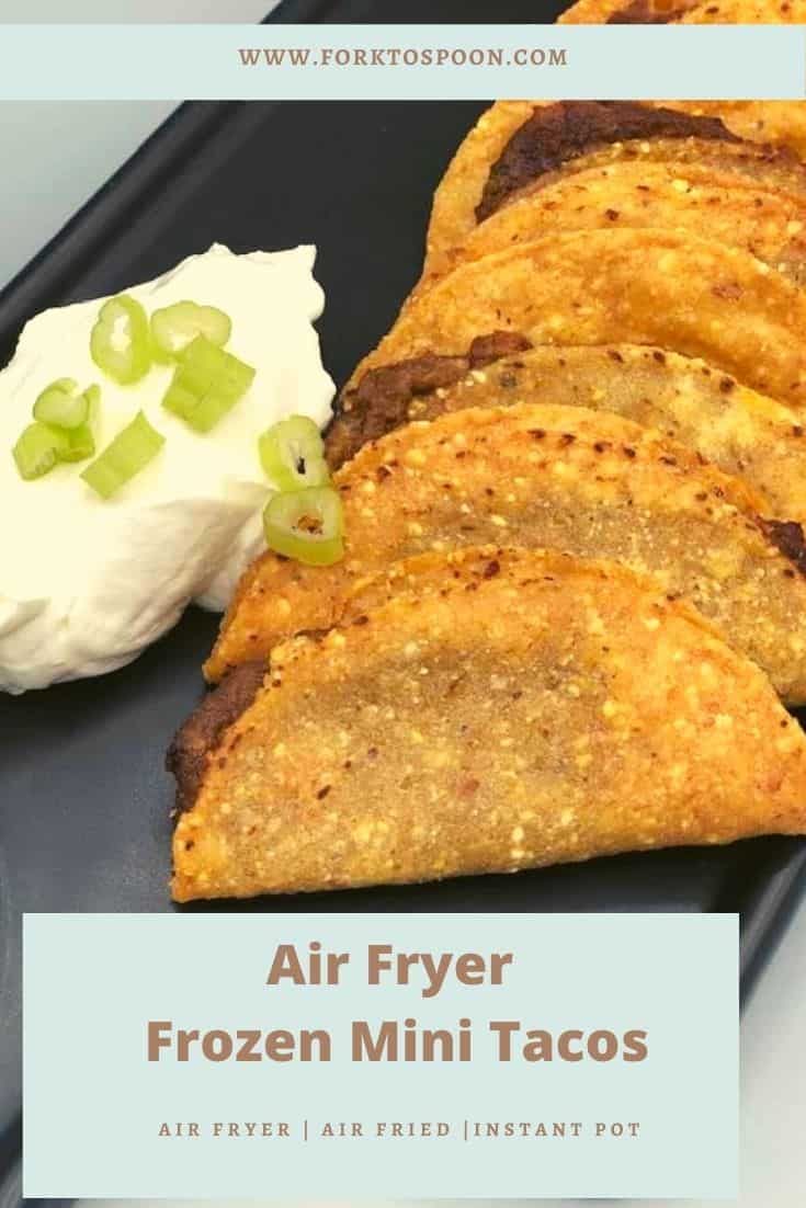 Air Fryer Frozen Mini Tacos - Fork To Spoon