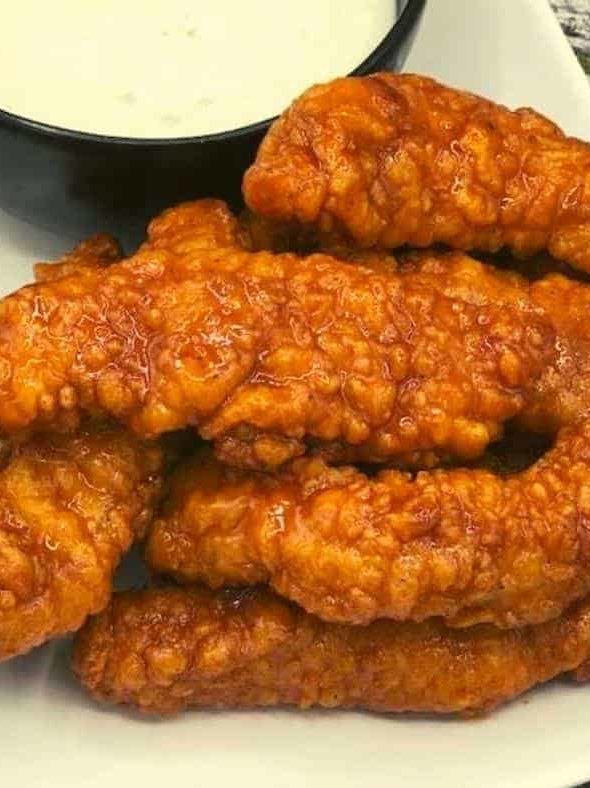 Air Fryer Shake and Bake Chicken Tenders - Fork To Spoon