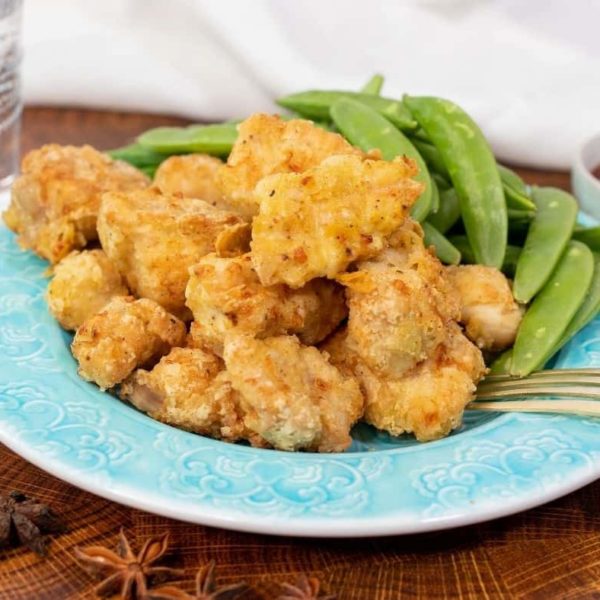 Air Fryer Chinese Chicken Fingers Fork To Spoon