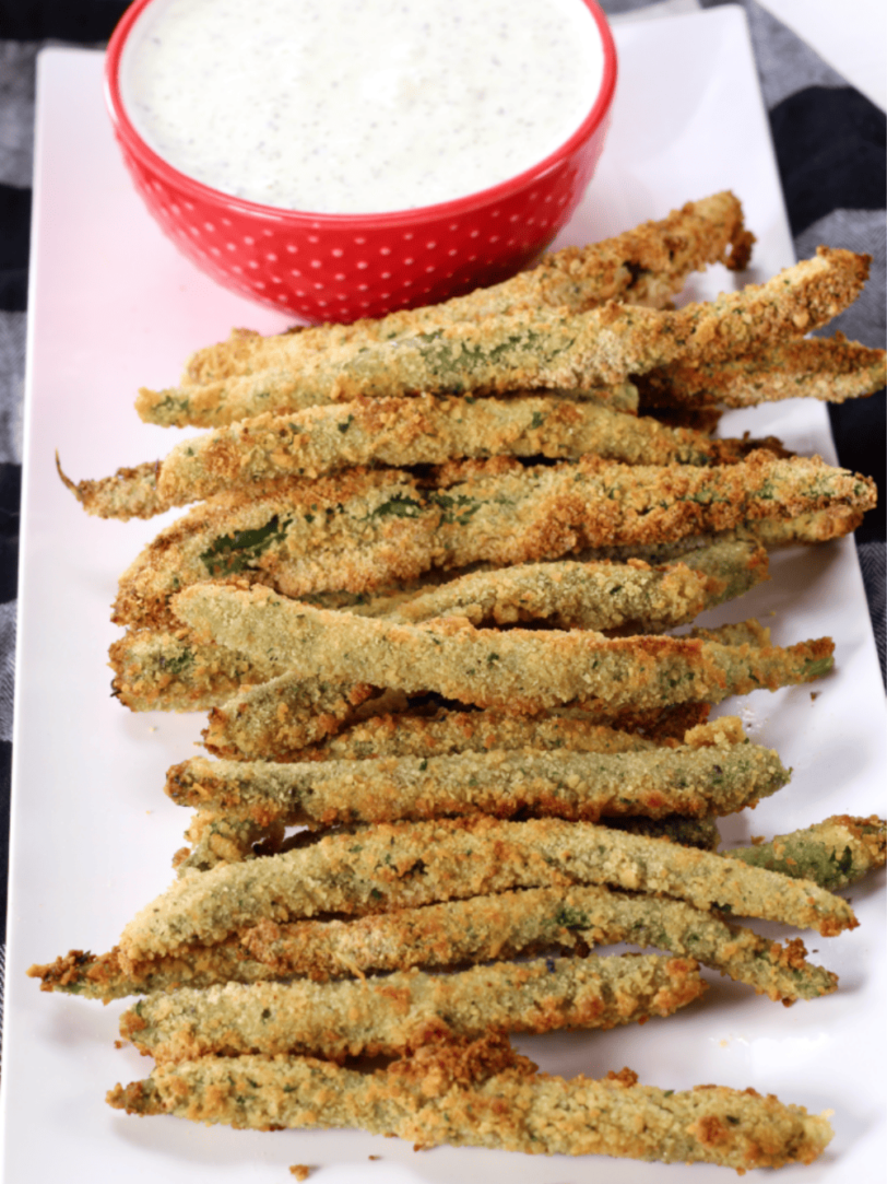 Air Fryer TGIF Friday's Green Bean Fries - Fork To Spoon