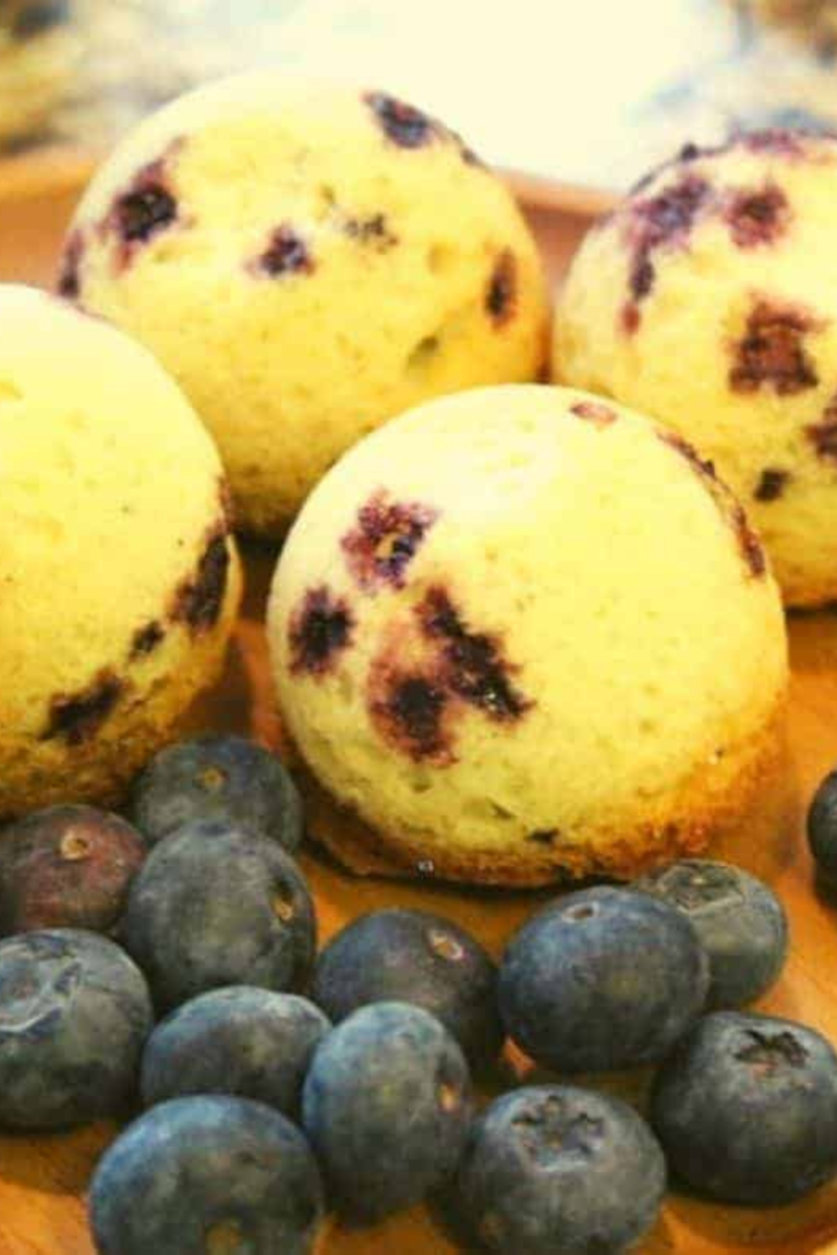 Instant Pot Blueberry Muffin Bites - Fork To Spoon