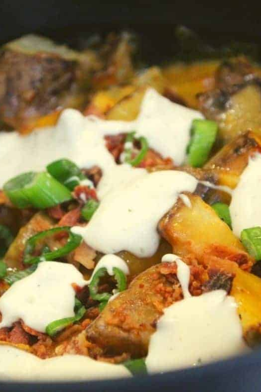 Loaded Ninja Foodi Potatoes - Fork To Spoon