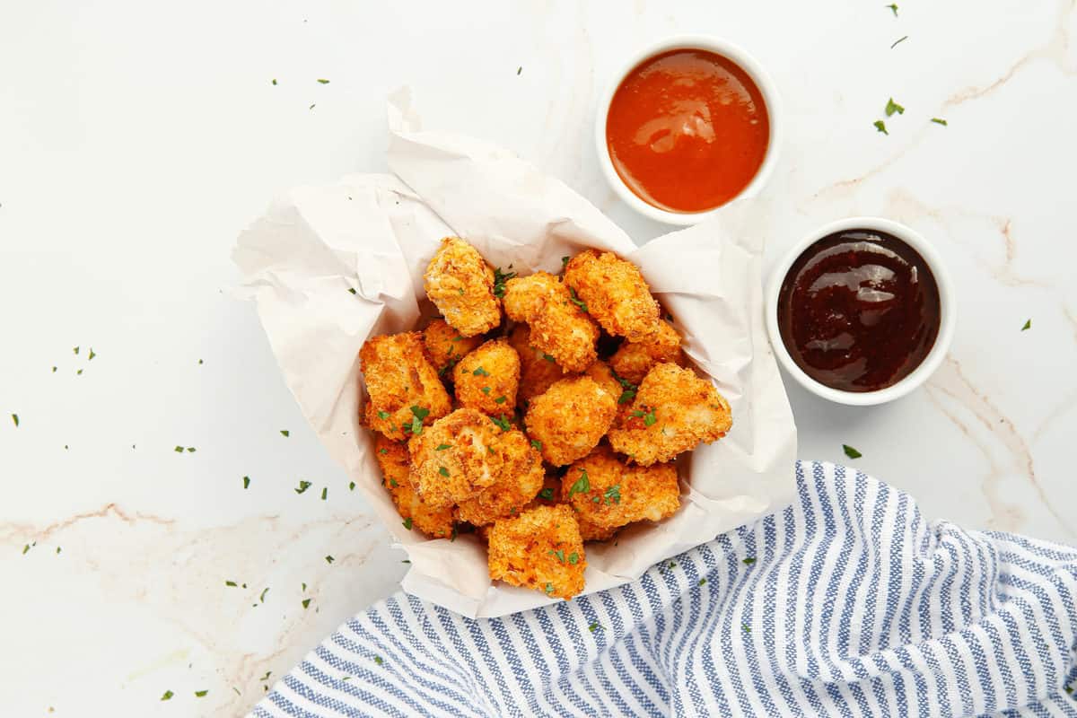 Air Fryer Popcorn Chicken - Fork To Spoon