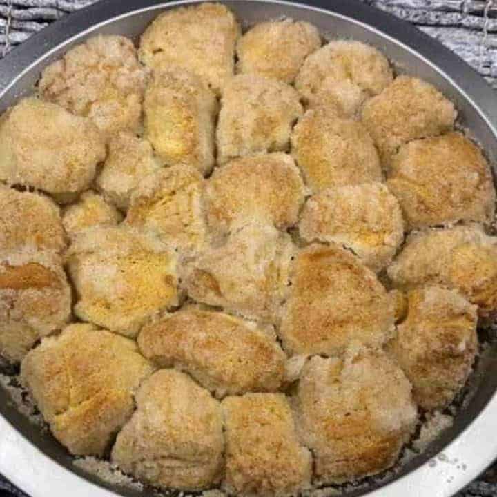 Air Fryer Cinnamon & Sugar Pull-Apart Donuts - Fork To Spoon
