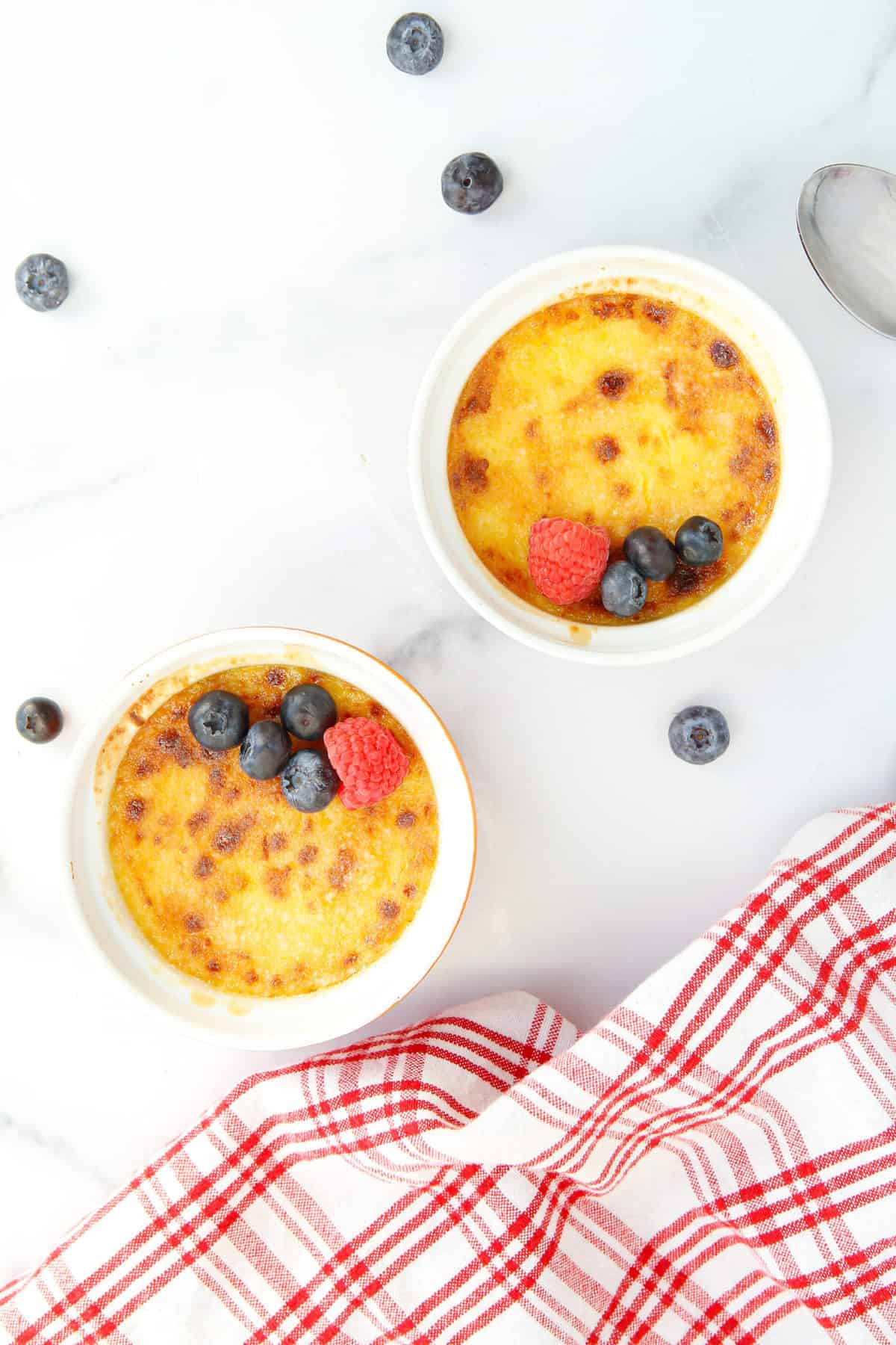 Air Fryer Creme Brulee - Fork To Spoon