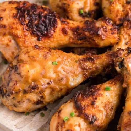 Air Fryer Peanut Butter Chicken Legs with Spicy Jelly Aioli - Fork To Spoon