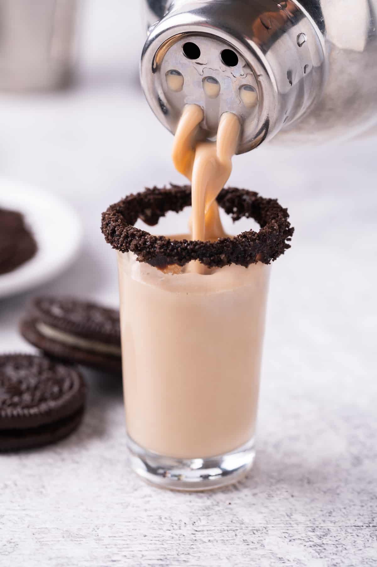 Oreo Cookies and Cream Shooters - Fork To Spoon