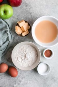 Air Fryer French Apple Pie Crullers - Fork To Spoon