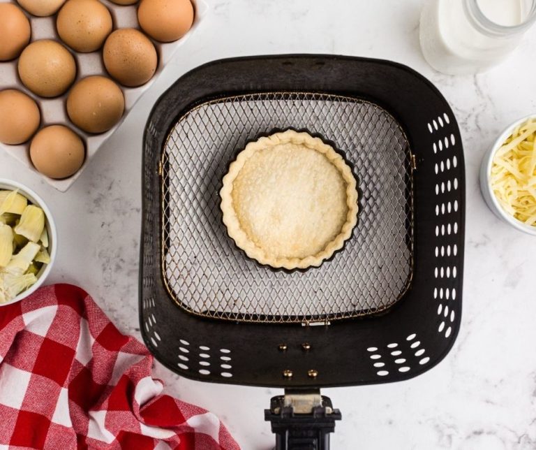 Air Fryer Sun-Dried Tomato and Artichoke Quiche - Fork To Spoon