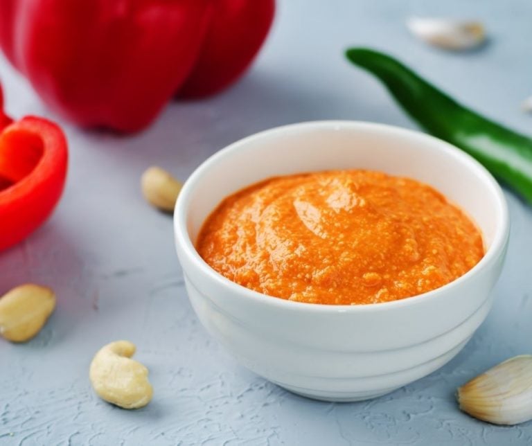 Creamy Roasted Red Pepper Sauce - Fork To Spoon