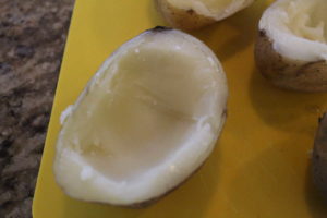 Instant Pot Loaded Potato Skins - Fork To Spoon