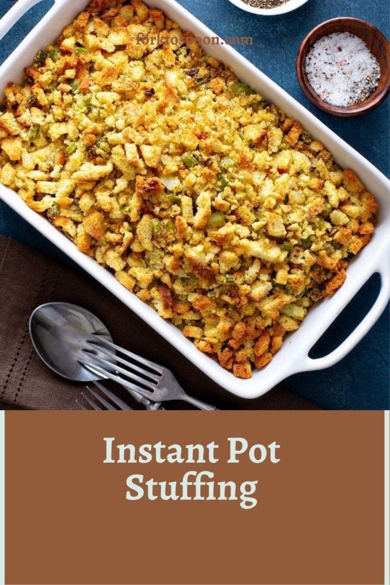 Instant Pot Stuffing - Fork To Spoon