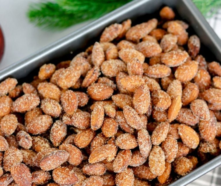 Air Fryer Roasted Almonds - Fork To Spoon