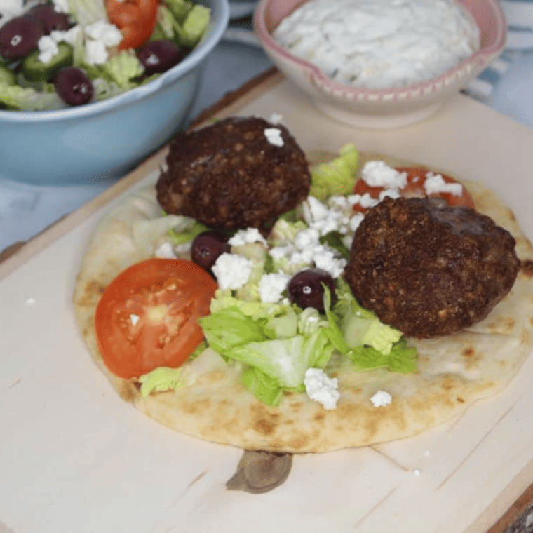 Air Fryer Lamb Gyro - Fork To Spoon