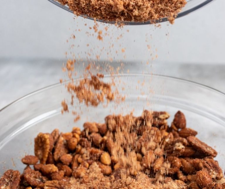 Air Fryer Barbecue Roasted Mixed Nuts - Fork To Spoon