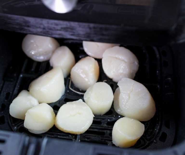 Air Fryer Frozen Scallops - Fork To Spoon