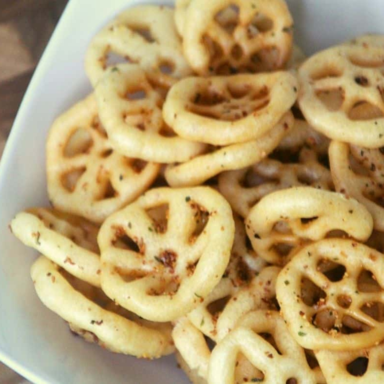 Air Fryer Chicharrones de Harina - Fork To Spoon