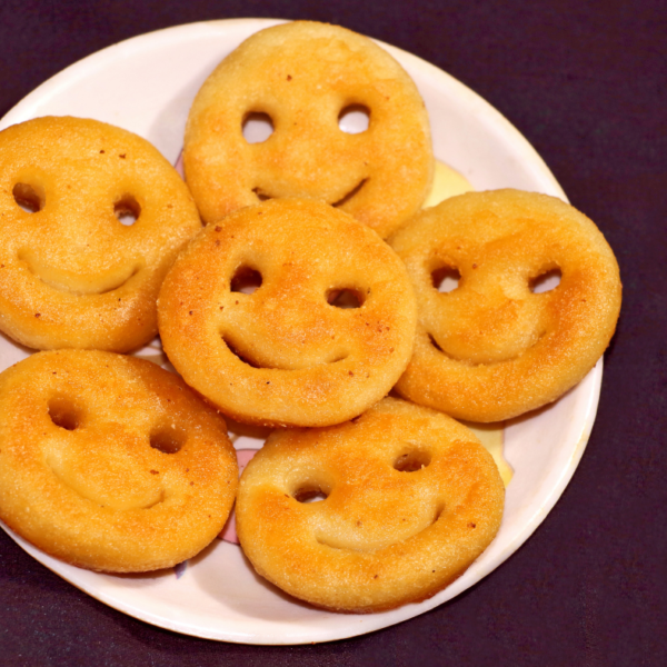 Air Fryer Smiley Fries (McCain Smiles) - Fork To Spoon