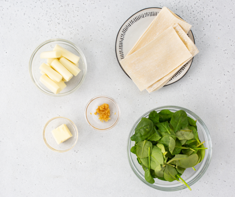 Air Fryer Spinach Mozzarella Sticks - Fork To Spoon