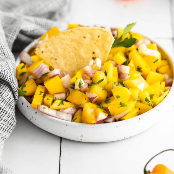 The BEST Mango Habanero Salsa - Fork To Spoon