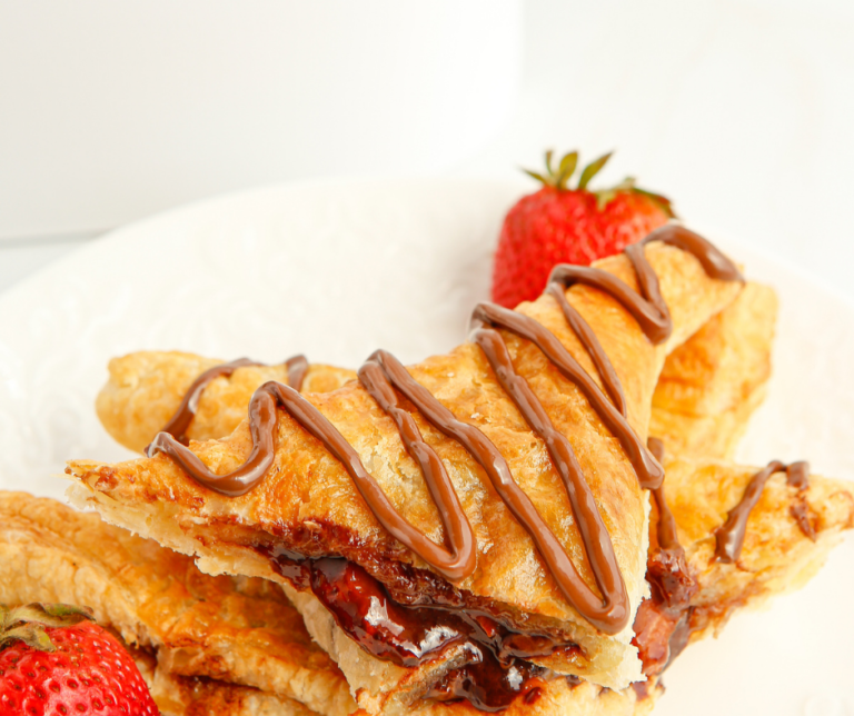 Air Fryer Strawberry Nutella Turnovers - Fork To Spoon