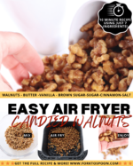 Candied Walnuts (Air Fryer Recipe) - Fork To Spoon