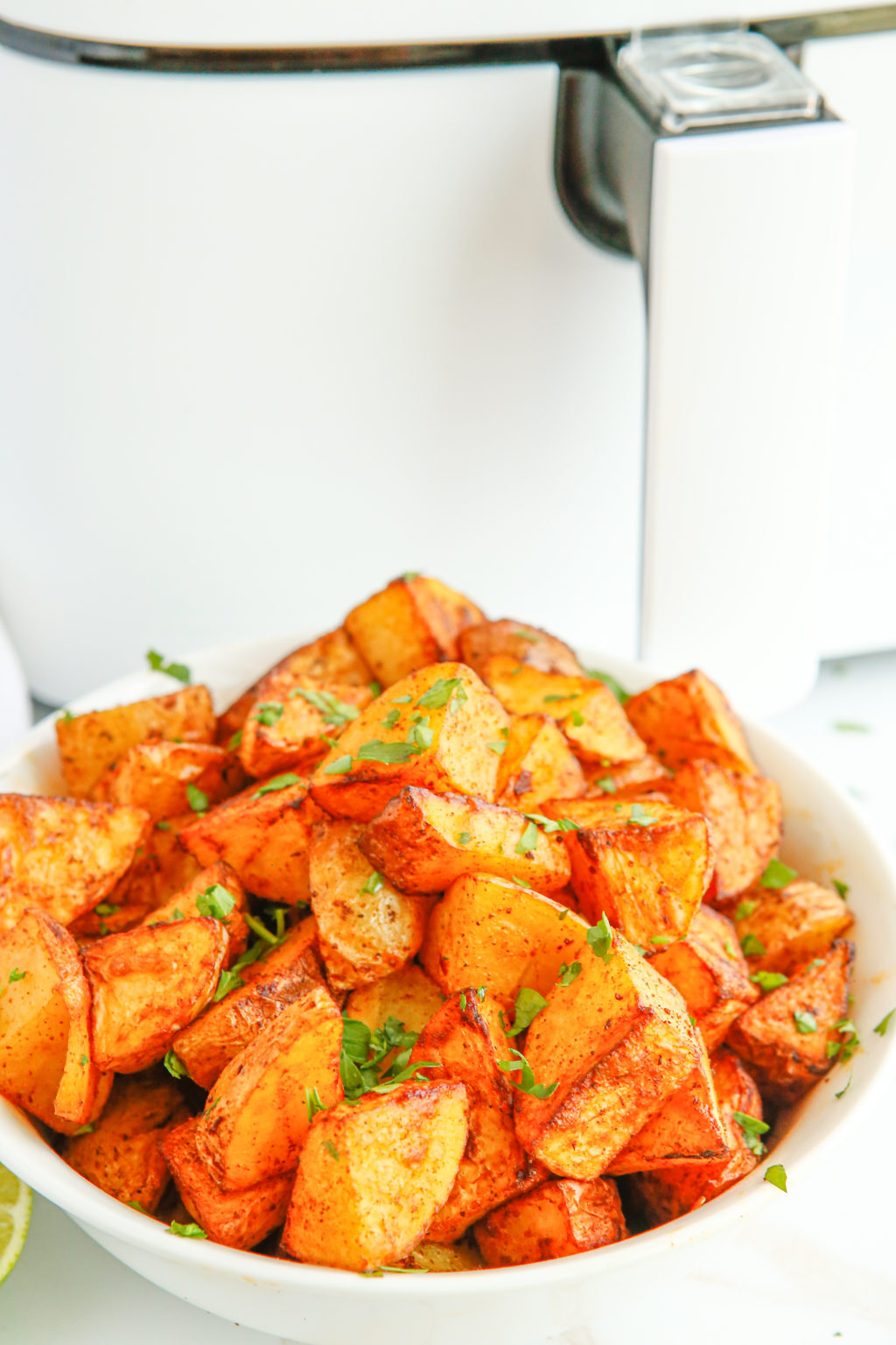 Air Fryer Chili Lime Potatoes - Fork To Spoon