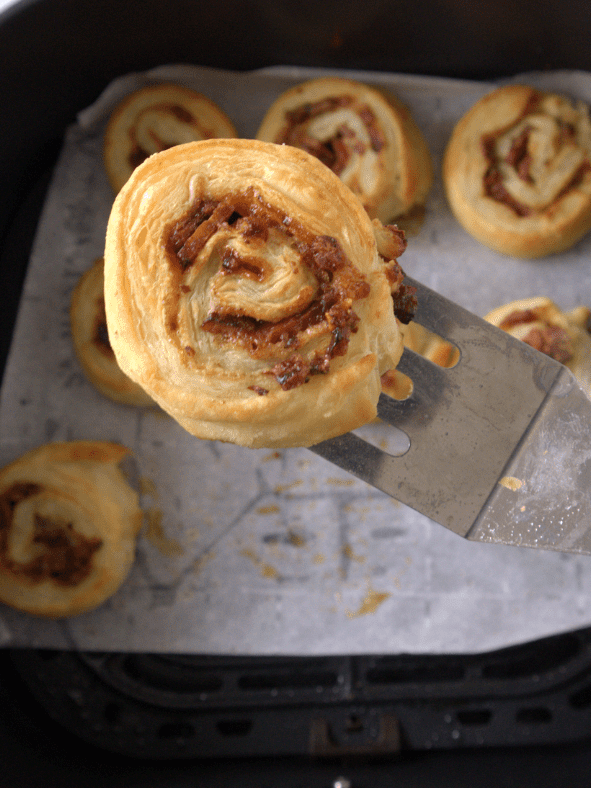 Air Fryer Blueberry Pinwheels - Fork To Spoon