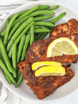 Air Fryer Frozen Snapper - Fork To Spoon