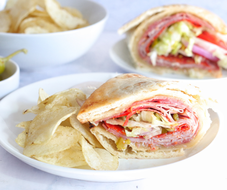 Air Fryer Flatbread Sandwich - Fork To Spoon
