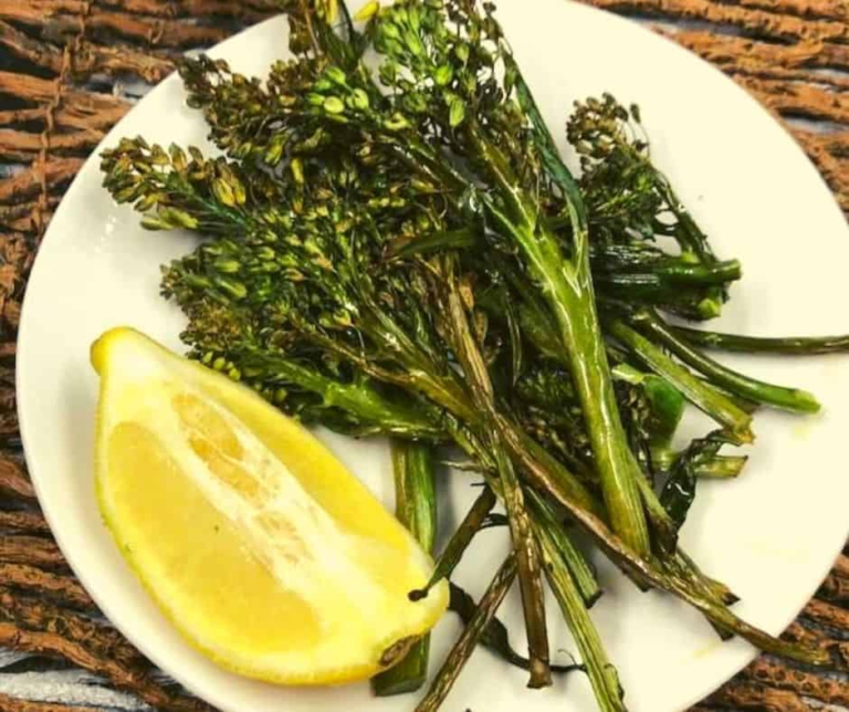 Air Fryer Broccoli Rabe - Fork To Spoon