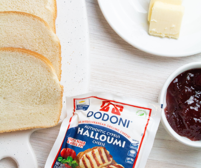 Air Fryer Halloumi Cheese Toast - Fork To Spoon