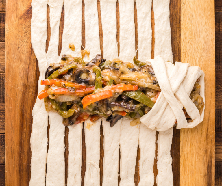 Air Fryer Vegan Philly Wrap - Fork To Spoon