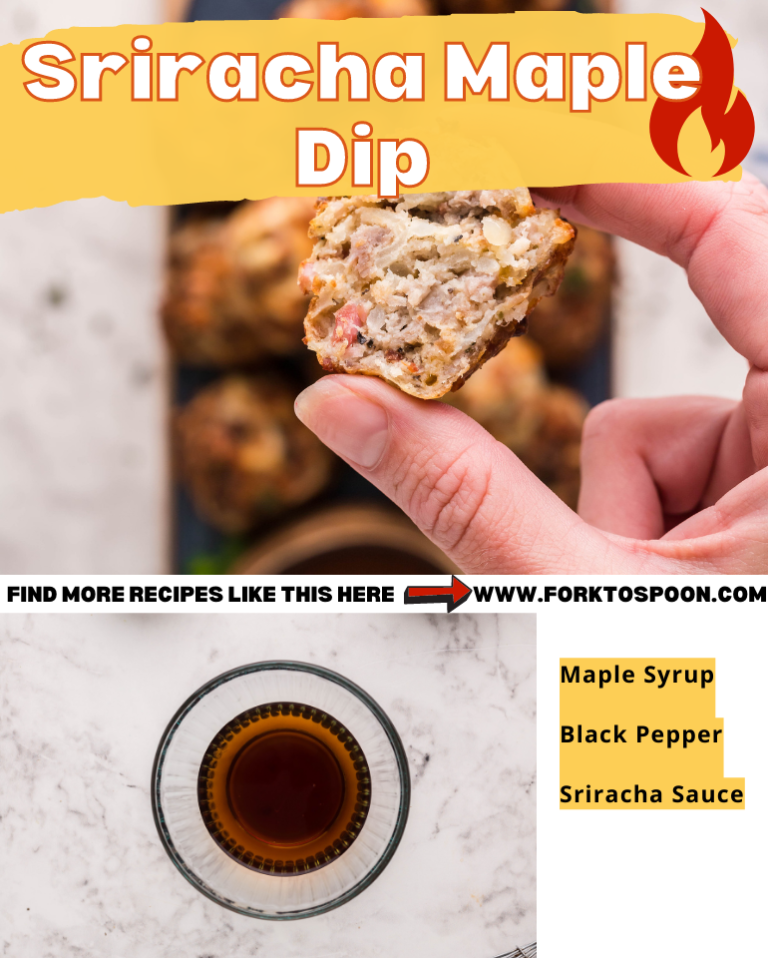 Sriracha Maple Dip - Fork To Spoon