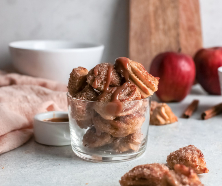Air Fryer Apple Churro Bites - Fork To Spoon