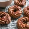 Air Fryer French Apple Pie Crullers - Fork To Spoon