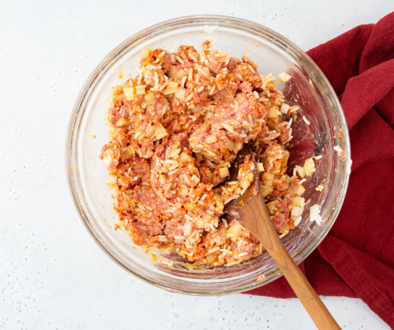 Air Fryer Stuffed Cabbage Rolls - Fork To Spoon