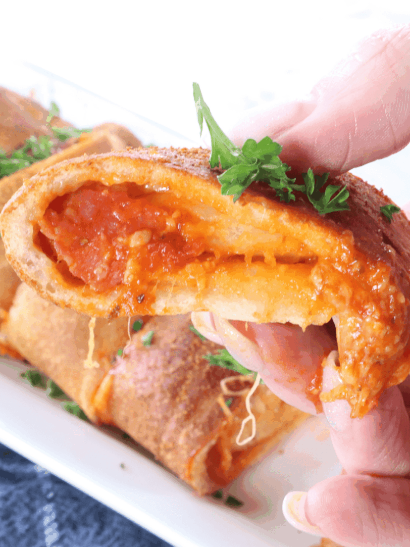 Easy Air Fryer Italian Cold Cut Stromboli - Fork To Spoon