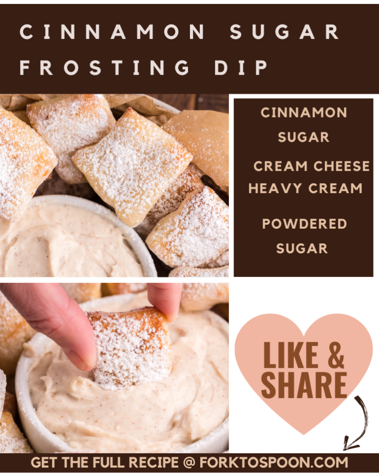 Cinnamon Sugar Frosting Dip - Fork To Spoon