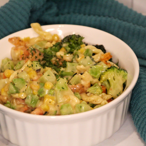 Air Fryer Birds Eye Voila! Three Cheese Chicken Dinner - Fork To Spoon