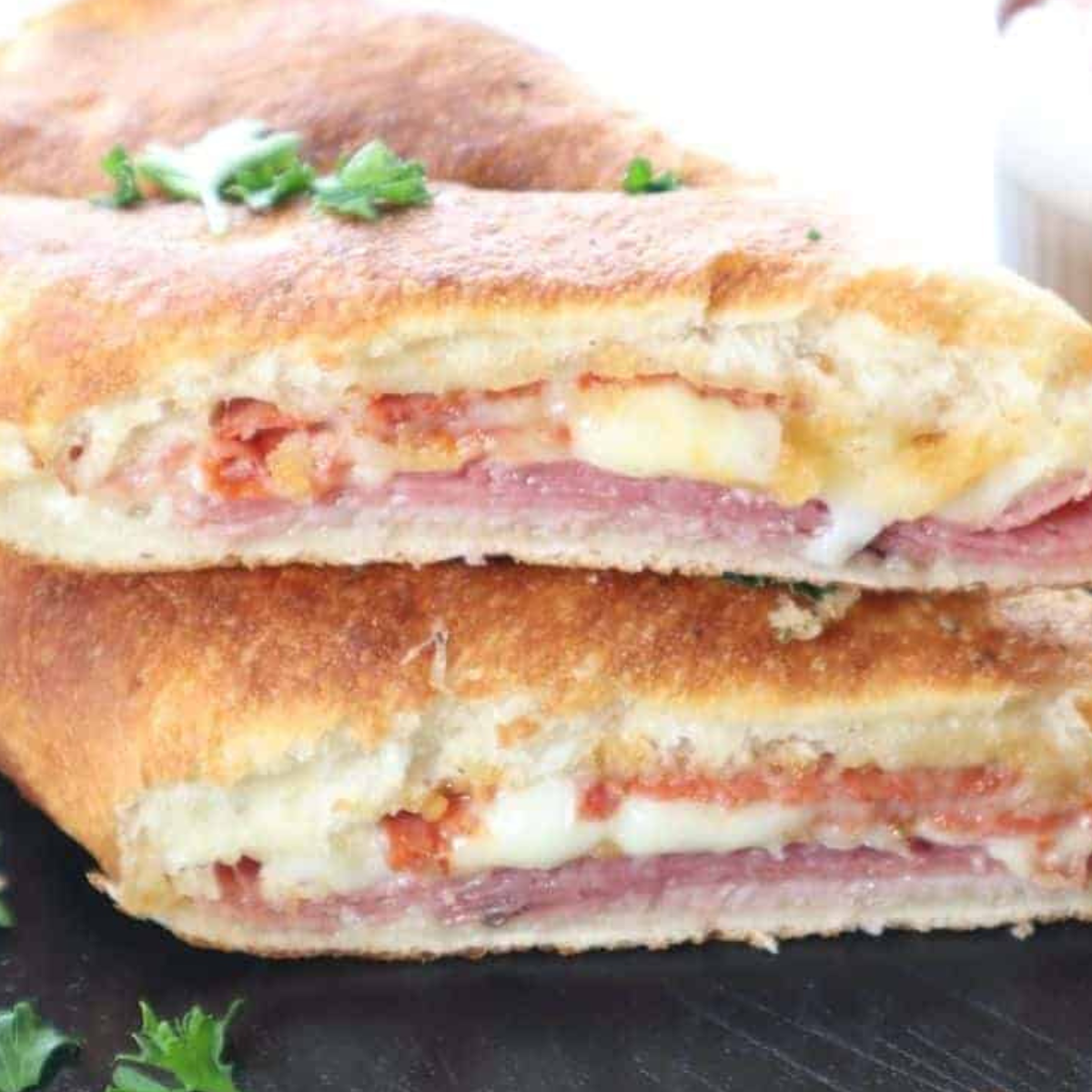 Easy Air Fryer Italian Cold Cut Stromboli - Fork To Spoon