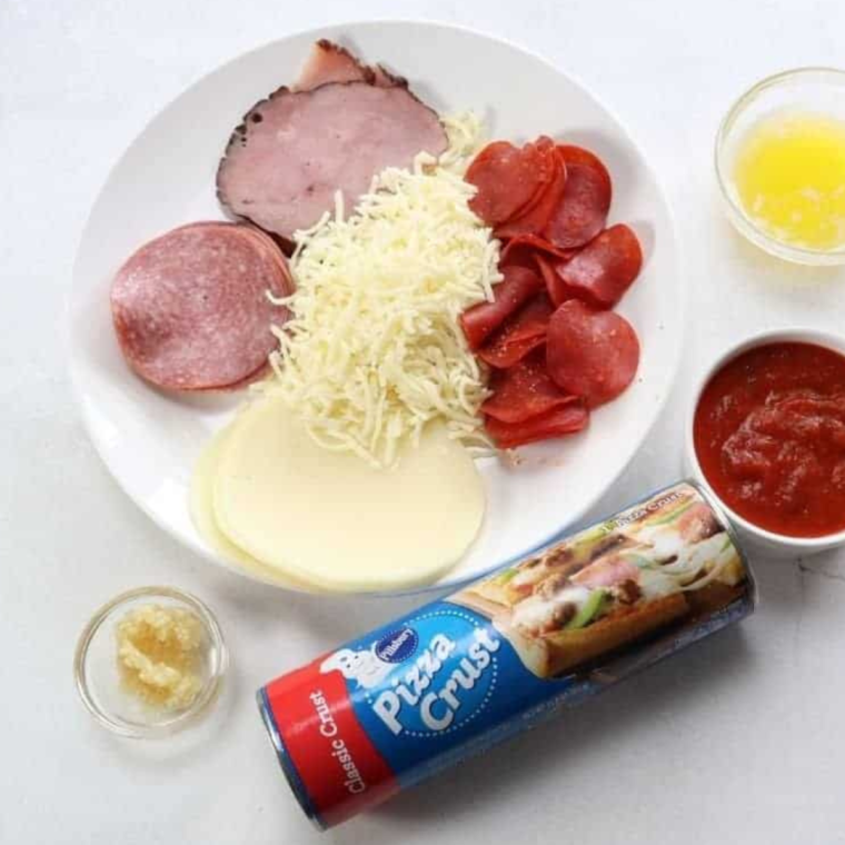 Easy Air Fryer Italian Cold Cut Stromboli - Fork To Spoon