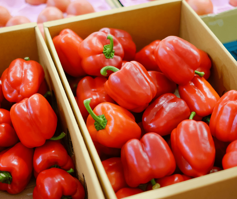 Air Fryer Roasted Red Peppers - Fork To Spoon